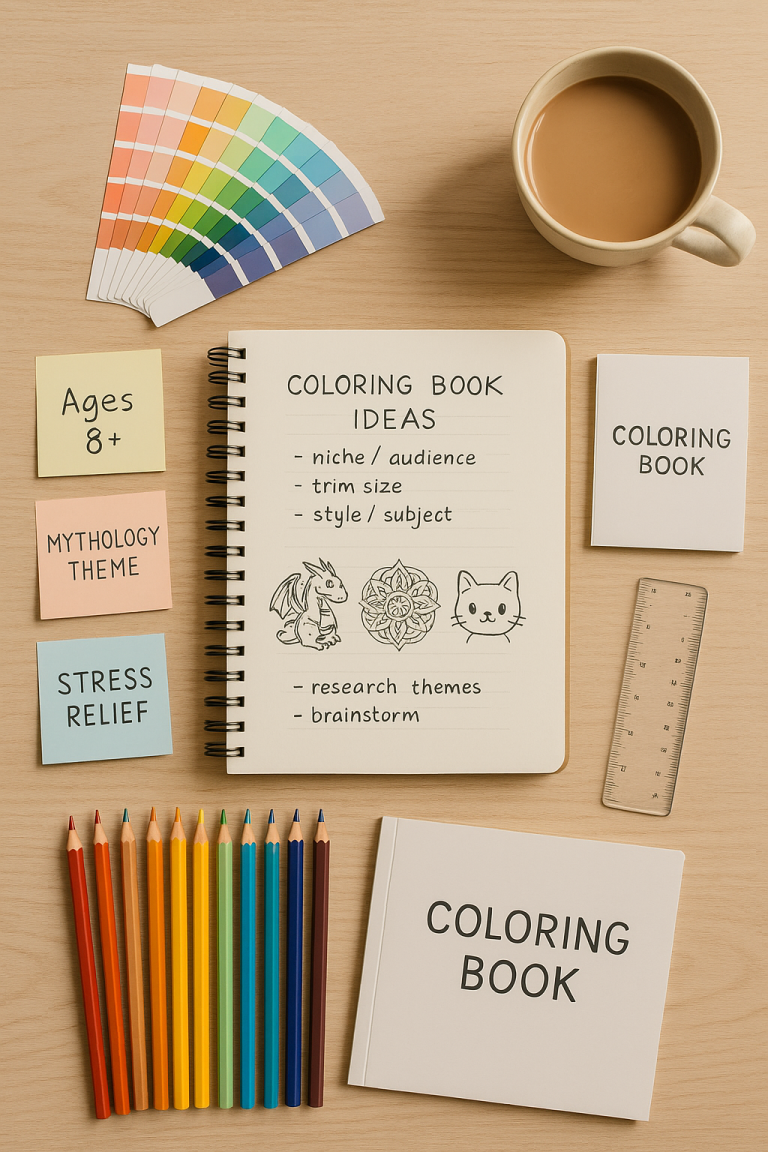 How to Create a Coloring Book for Amazon KDP in 2025 – Ink & Imagination